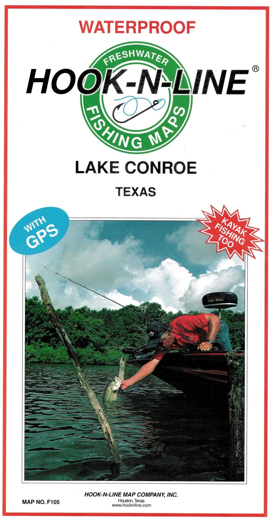 Texas Folding & Fishing Maps – Houston Map Company