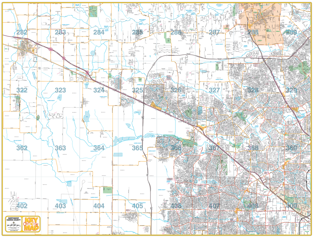 Northwest Harris County – Houston Map Company