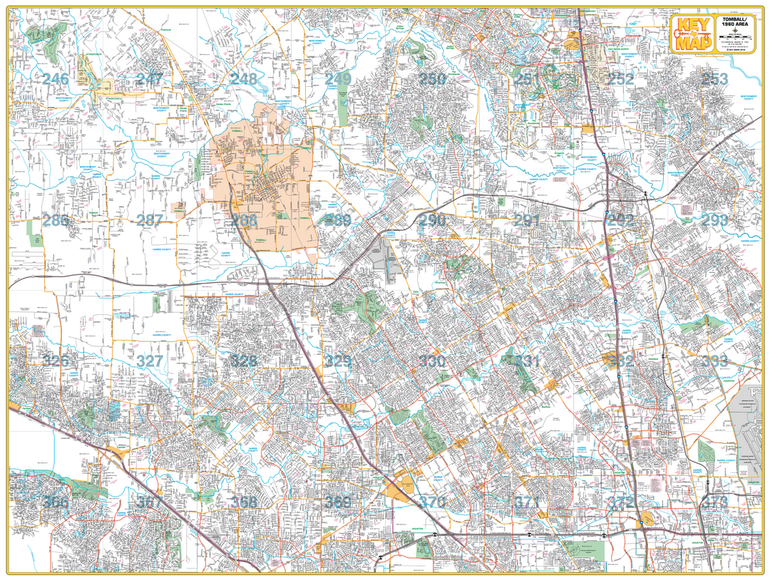 Tomball/ 1960 Area – Houston Map Company