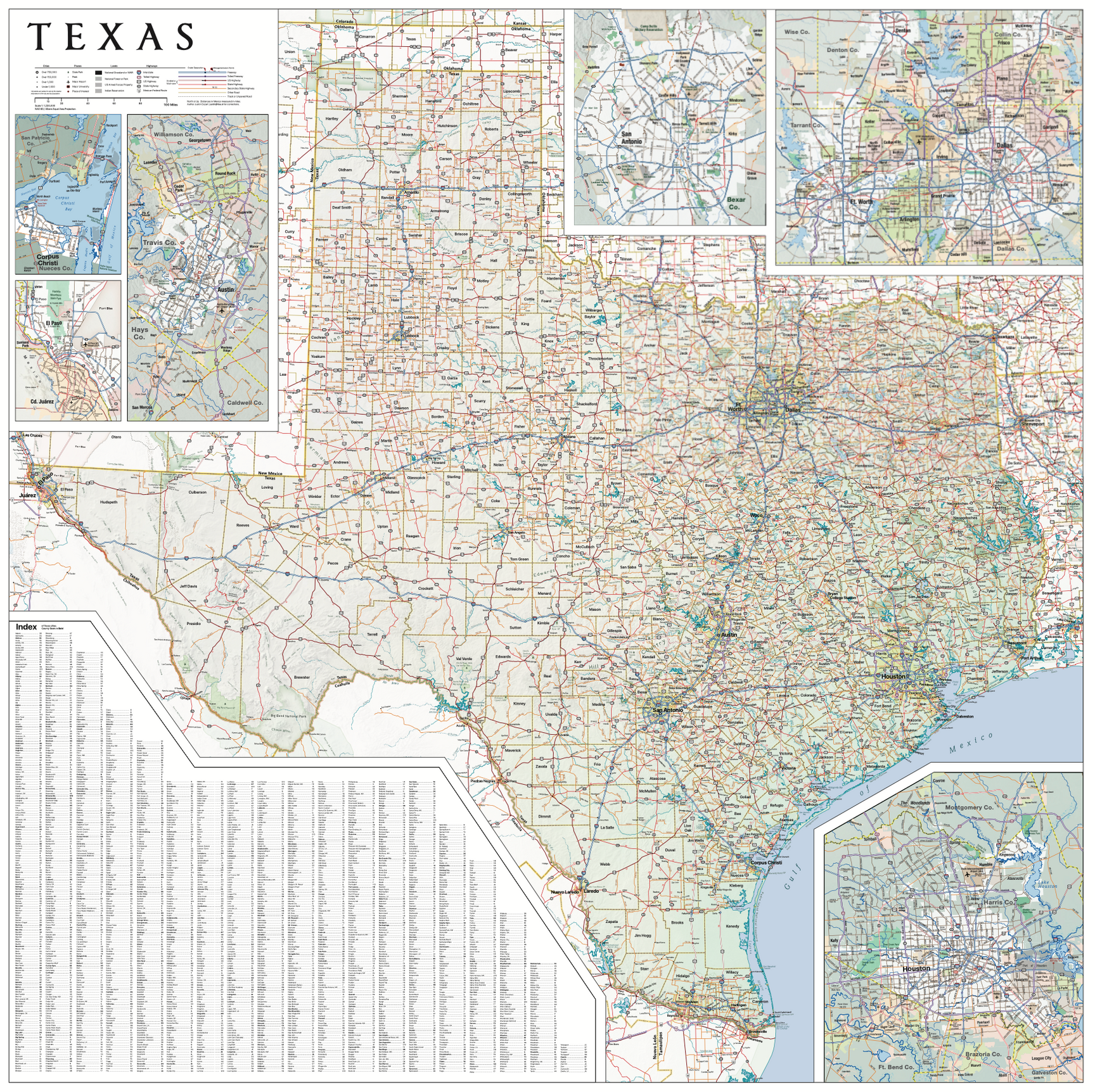 Houston Maps – Houston Map Company