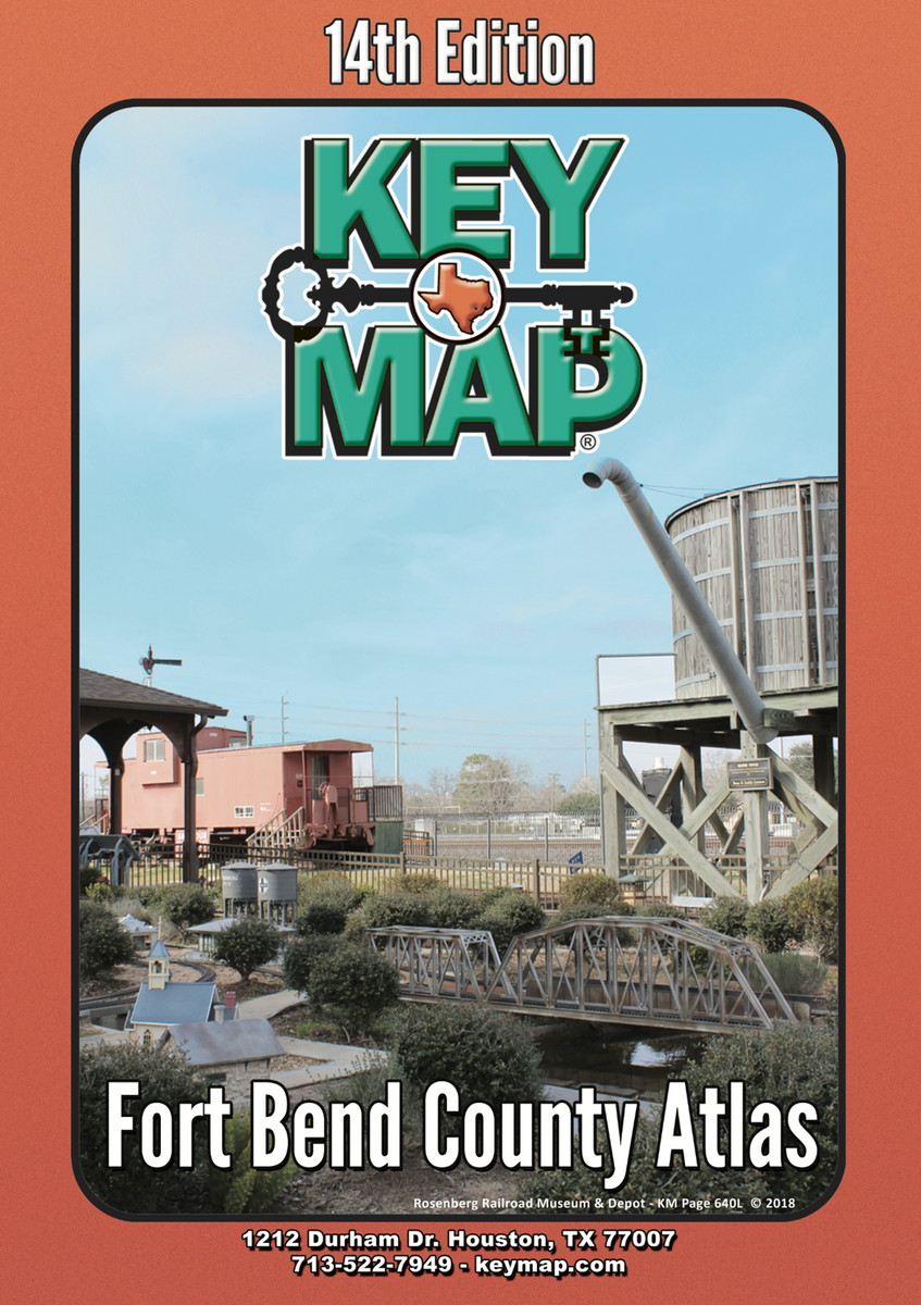 Fort Bend County 14th Edition Key Map Atlas – Houston Map Company