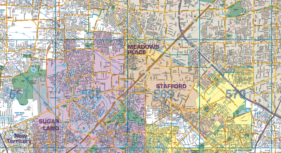 Fort Bend County Wall Map – Houston Map Company
