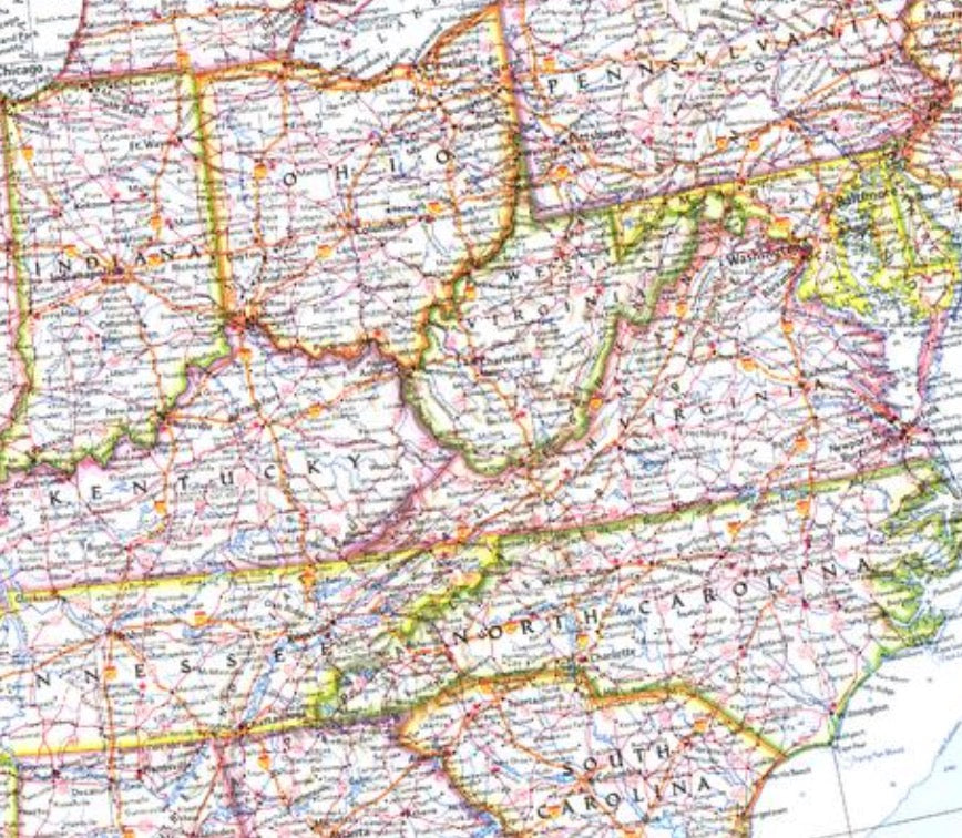 United States - Published 1968 – Houston Map Company