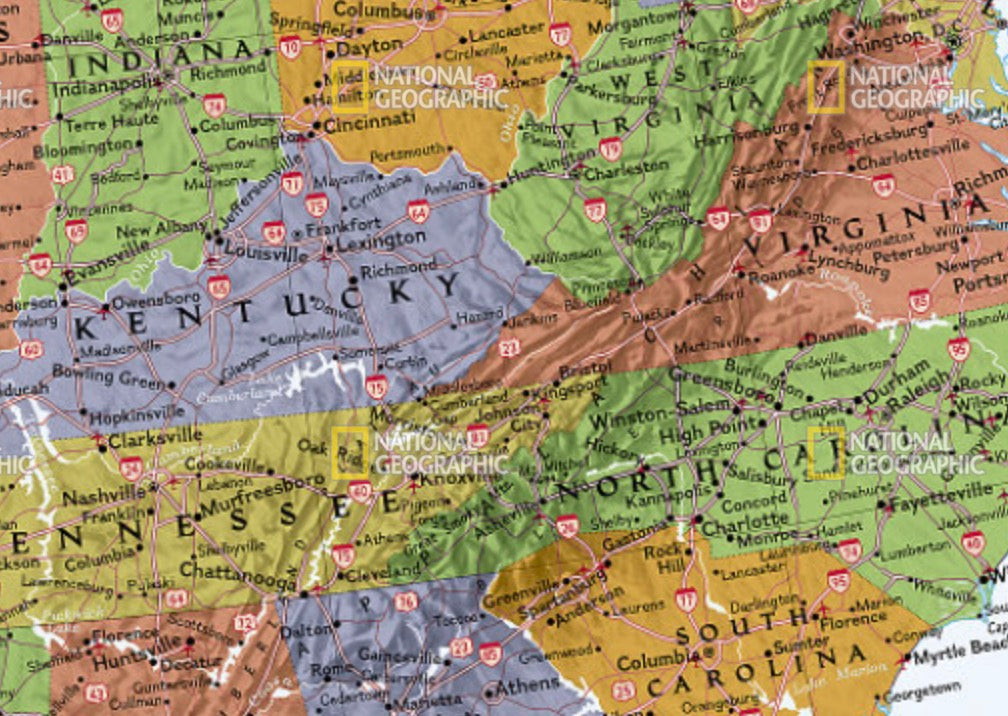 National Geograhic - USA Explorer – Houston Map Company