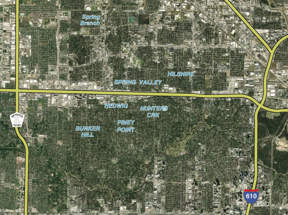Houston Aerial Photography 2023 – Houston Map Company