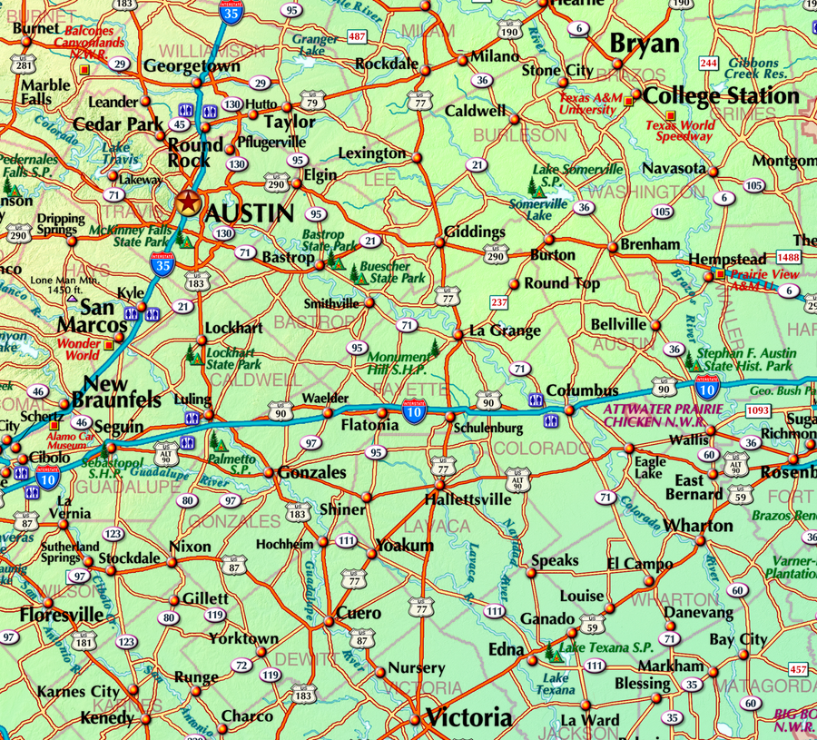 Antique Texas Bold – Houston Map Company