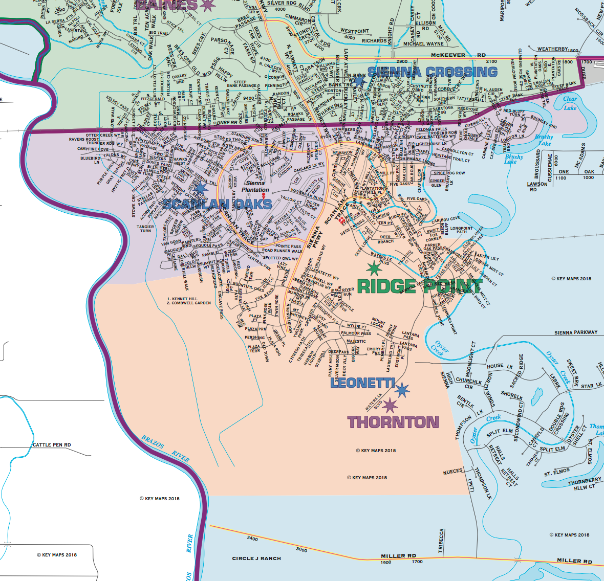 Fort Bend ISD Wall Map – Houston Map Company
