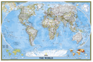 National Geographic - Classic World – Houston Map Company