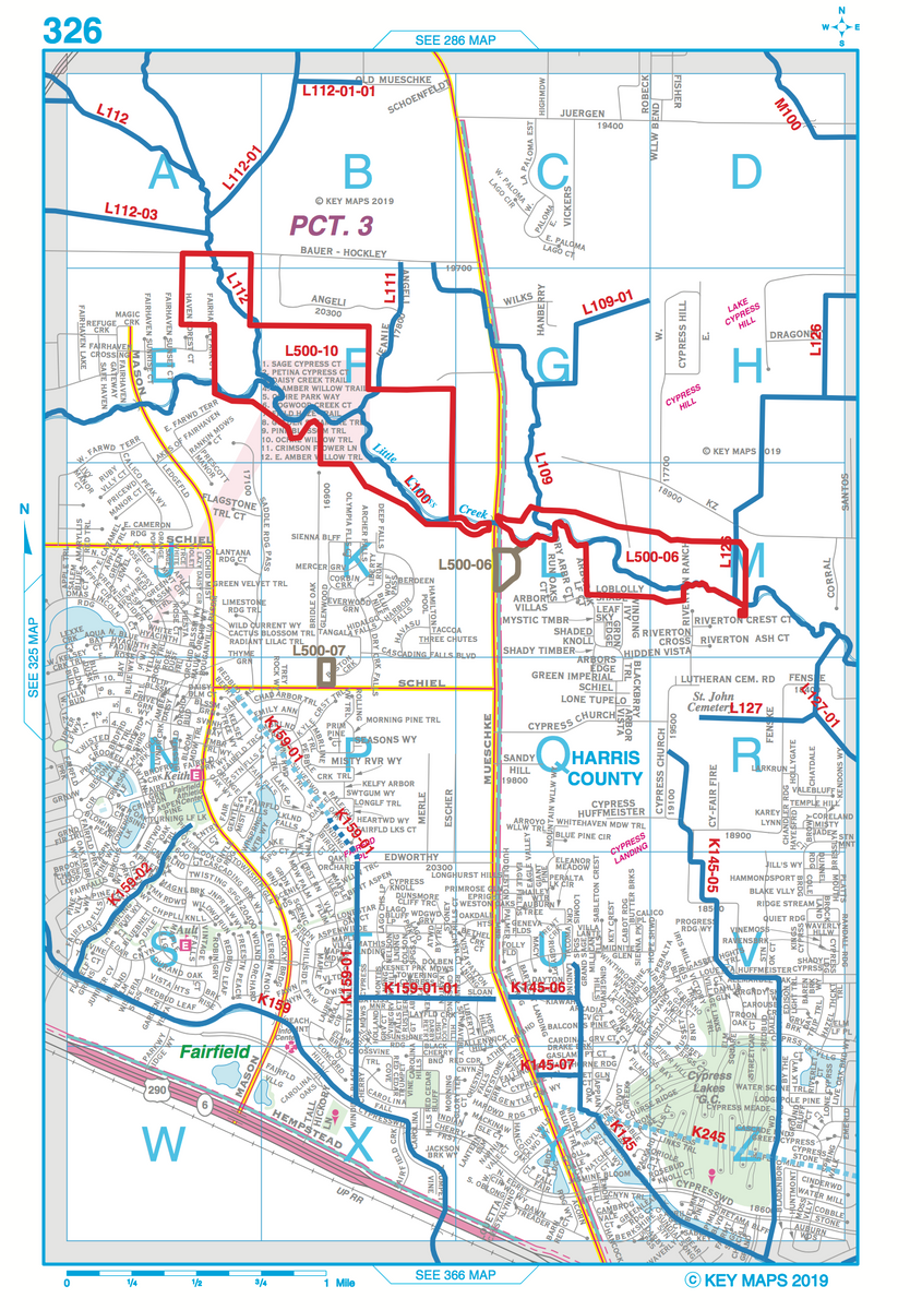 Harris County Flood Control Map -2019 Atlas – Houston Map Company