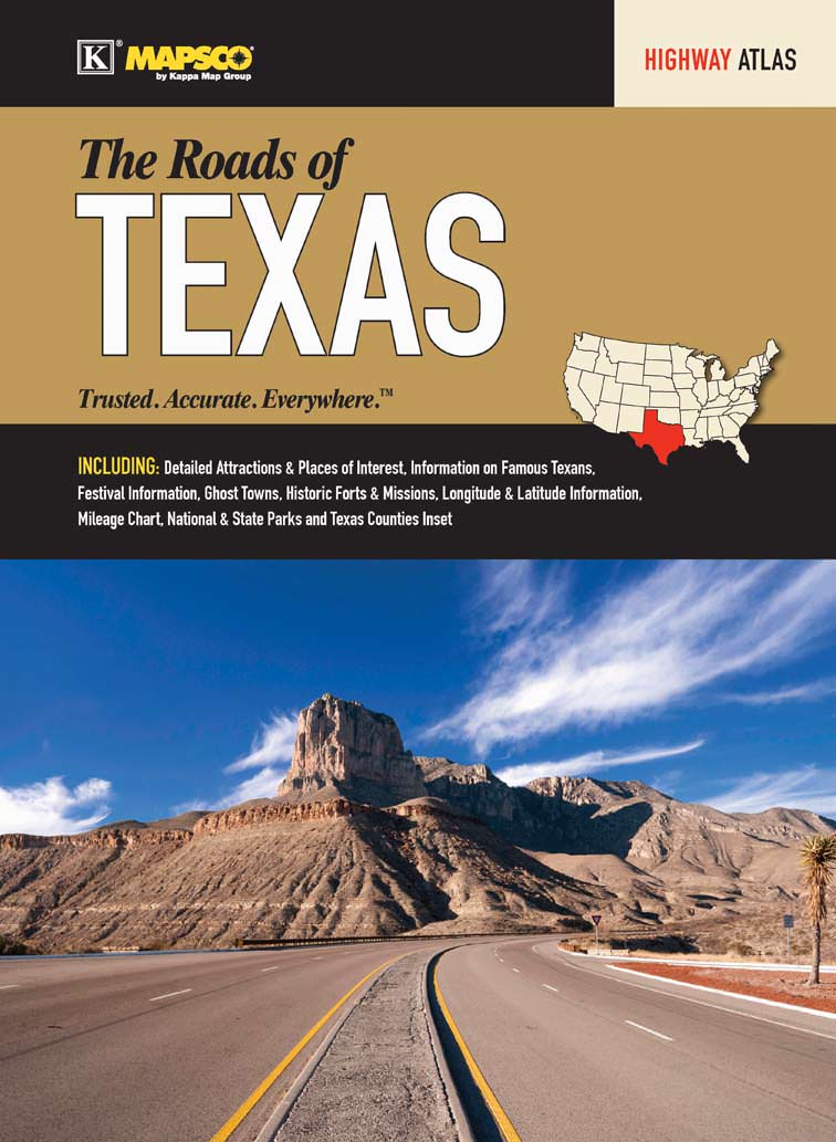 Roads of Texas Atlas – Houston Map Company